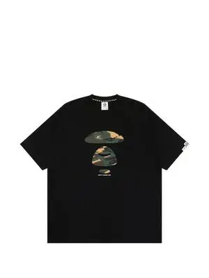 AAPE BY *A BATHING APE Aapeunvs Moonface T-shirt - Black