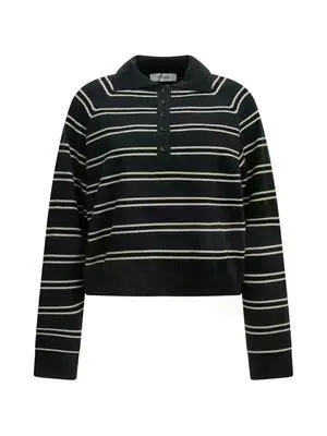 IVY OAK Striped Wool Sweater
