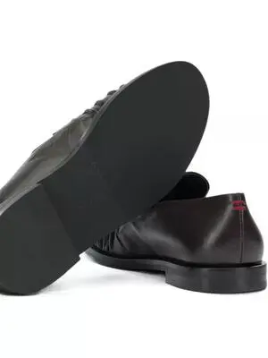 HALMANERA Gathered-detail Loafers