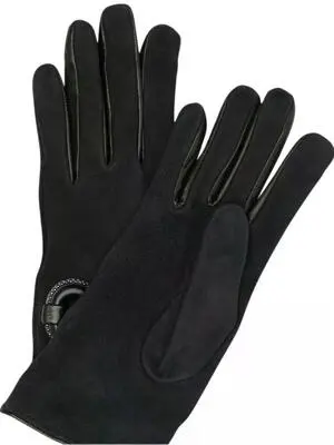 RESTELLI Horsebit-detail Suede Gloves