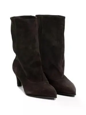 STRATEGIA SHOES Leila Pointed-toe Suede Boots