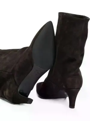 STRATEGIA SHOES Leila Pointed-toe Suede Boots