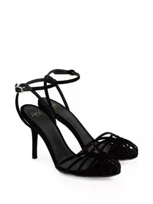 ALEVI MILANO Blake Cage-strap Stiletto Sandals - Black