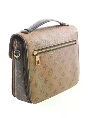 LOUIS VUITTON 2021-2026 Monogram Reverse Pochette Metis Satchel