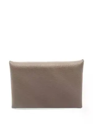 Hermès Calvi Duo Coin Purse - Neutrals