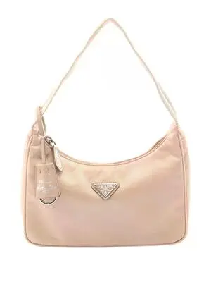 Prada 2019-2026 Mini Tessuto Re Edition 2000 Shoulder Bag - Neutrals