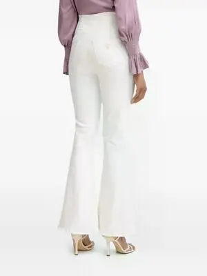 Guess Button-embellished Flared Jeans