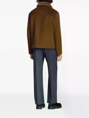 Sandro Shearling-collar Zip-up Jacket