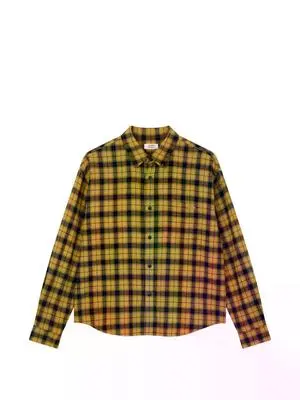 STUDIO TOMBOY Washed Check-pattern Shirt