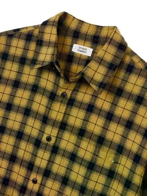 STUDIO TOMBOY Washed Check-pattern Shirt