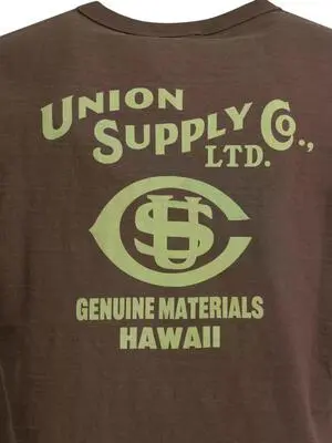 SUN SURF Logo-print Cotton T-shirt