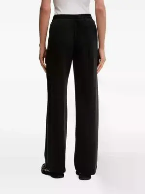 Guess Logo-plaque Wide-leg Track Pants