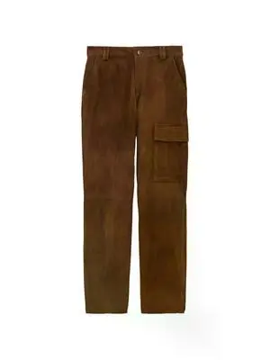 Ba&sh Suede Cargo Tapered Pants