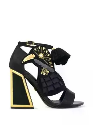 KAT MACONIE Aya Bird-embellished Sandals - Black