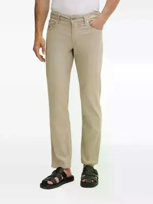 Guess Angels Logo-patch Five-pocket Trousers - Neutrals