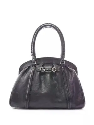 Dior 2000s Logo-detail Braided-handle Handbag