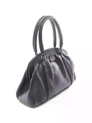 Dior 2000s Logo-detail Braided-handle Handbag