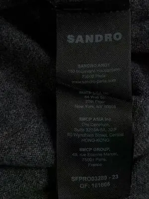 Sandro Ryna Ruched Maxi Dress