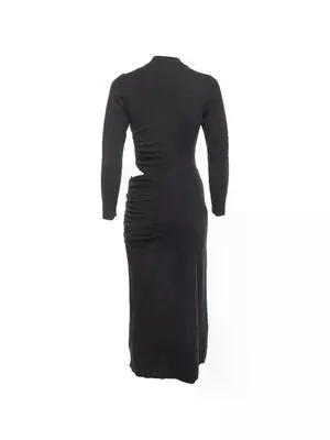 Sandro Ryna Ruched Maxi Dress