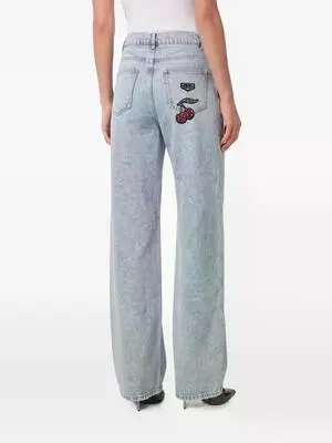 Philipp Plein Skater-fit Jeans Cherrylicious