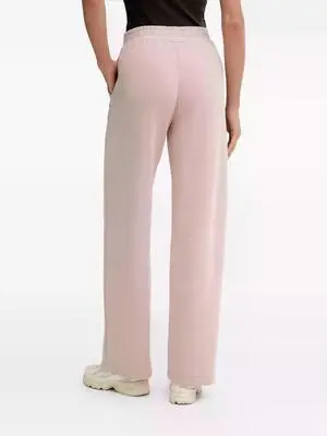 Guess Logo-plaque Pintuck-detail Track Pants
