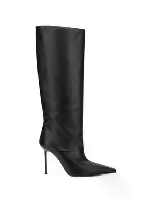 SERGIO LEVANTESI Paprika Pointed-toe Leather Boots