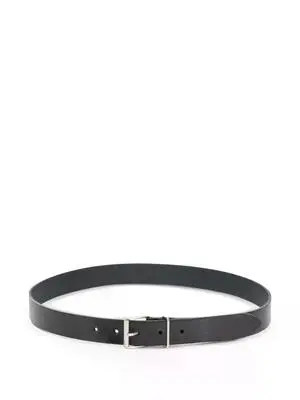 Anderson's Buckle-fastening Leather Belt - Black