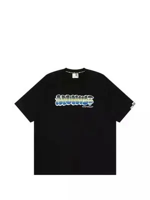 AAPE BY *A BATHING APE Aapeunvs Moonface Graphic-print T-shirt - Black