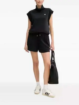 Guess Funnel-neck Logo-plaque Top