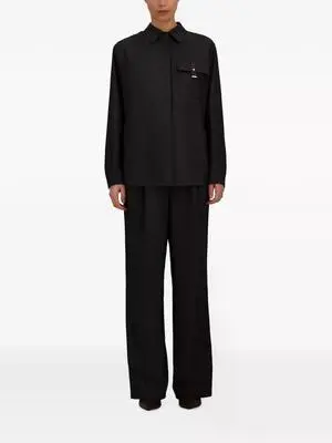 Herno Pleated Twill Tailored Trousers