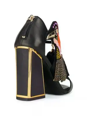KAT MACONIE Aya Embellished Tassel Sandals