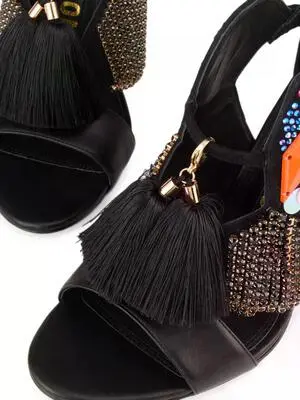 KAT MACONIE Aya Embellished Tassel Sandals