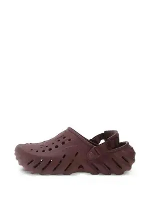 CROCS Echo Perforated Clogs - Red