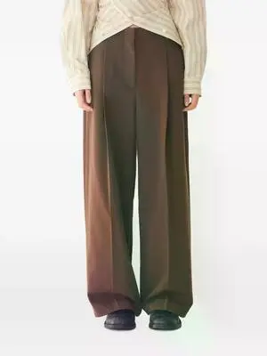 STUDIO TOMBOY Pleated Wide-leg Trousers