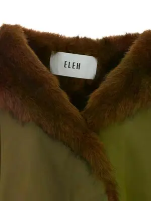 ELEH Faux-fur Trim Hooded Jacket