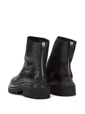 HALMANERA Chunky Leather Boots