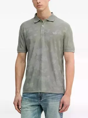 Guess Floral-print Polo Shirt