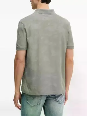 Guess Floral-print Polo Shirt