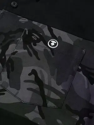 AAPE BY *A BATHING APE Camo-panel Shirt