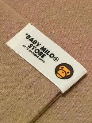 A BATHING APE Baby Milo Graphic-print Cropped T-shirt