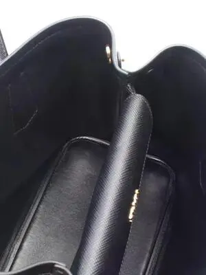 Prada Saffiano Leather Double Tote Bag