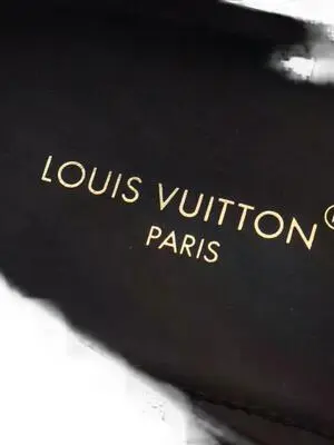 LOUIS VUITTON Stud-embellished Leather Loafers