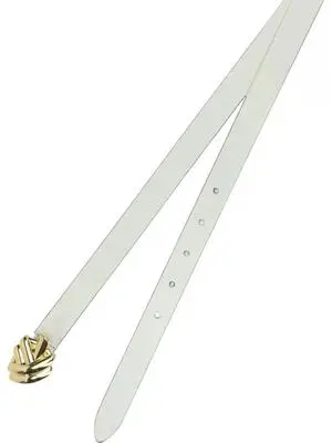 Anderson's Knotted-buckle Leather Belt - Neutrals