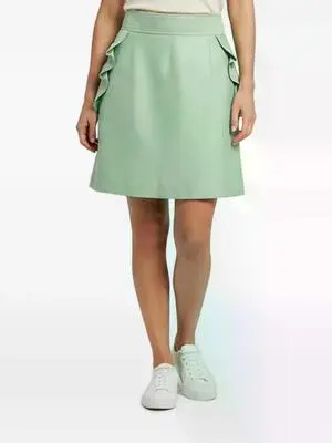 Sandro Ruffle-detail Mini Skirt