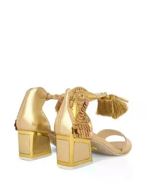 KAT MACONIE Kay Embellished Tassel Sandals