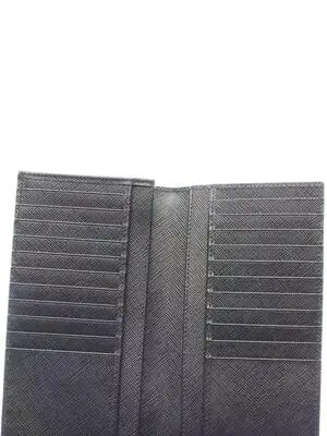 Prada 2010s Saffiano Leather Bi-fold Long Wallet