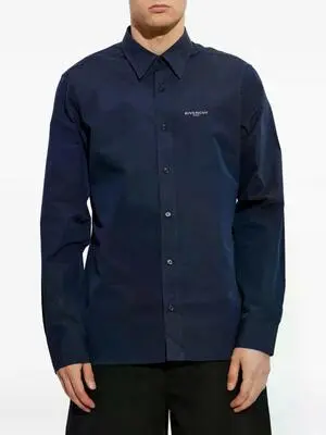 Givenchy Embroidered-logo Shirt