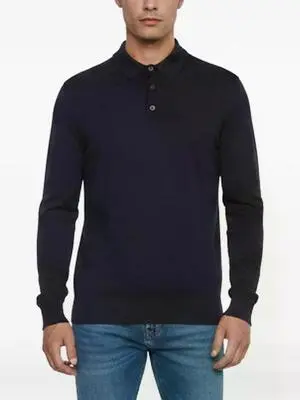 Zegna Cashseta Long-sleeve Polo Shirt