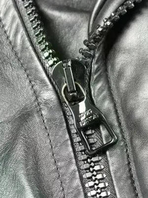 LOUIS VUITTON Leather Biker Jacket