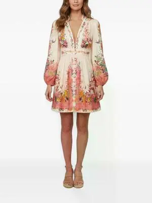 Zimmermann Tropicana Floral-print Mini Dress